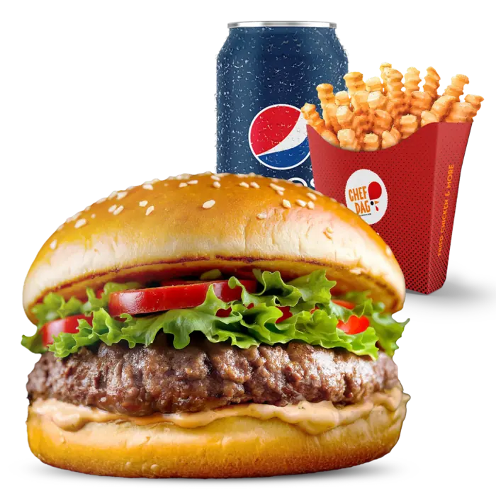 Western Beef Burger Menu - Chefdag