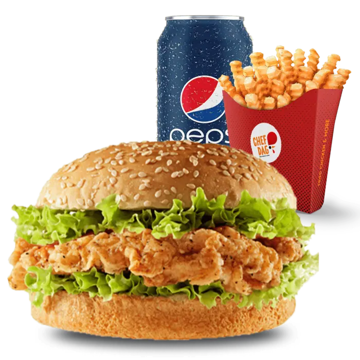 Fried Chicken Burger Menu - Chefdag