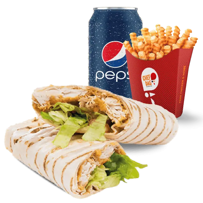Fried Chicken Wrap Menu - Chefdag