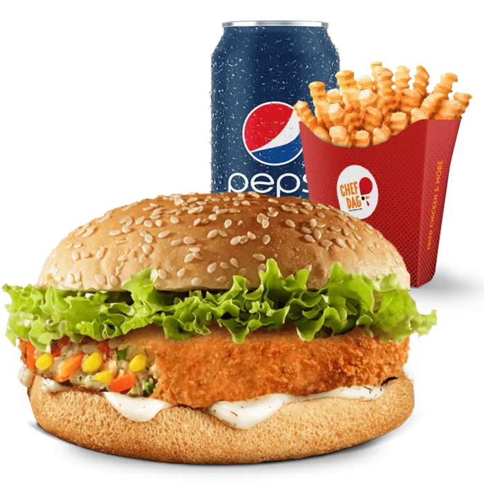 Veggie Burger Menu - Chefdag